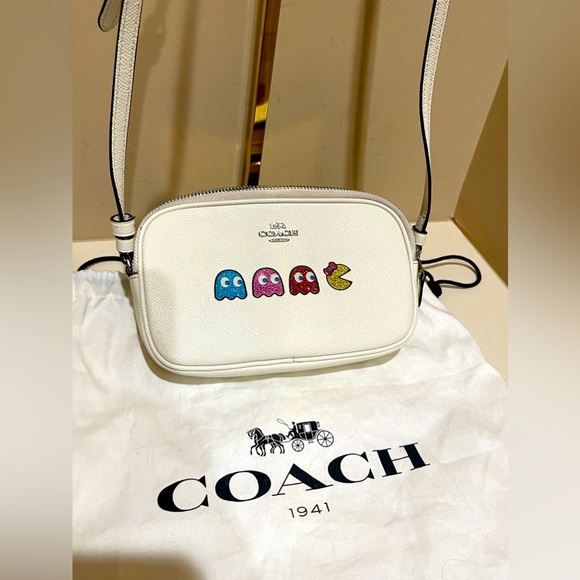 Coach | Bags | Coach X Pacman Mini Jamie Camera Bag In Chalk Extremely ...